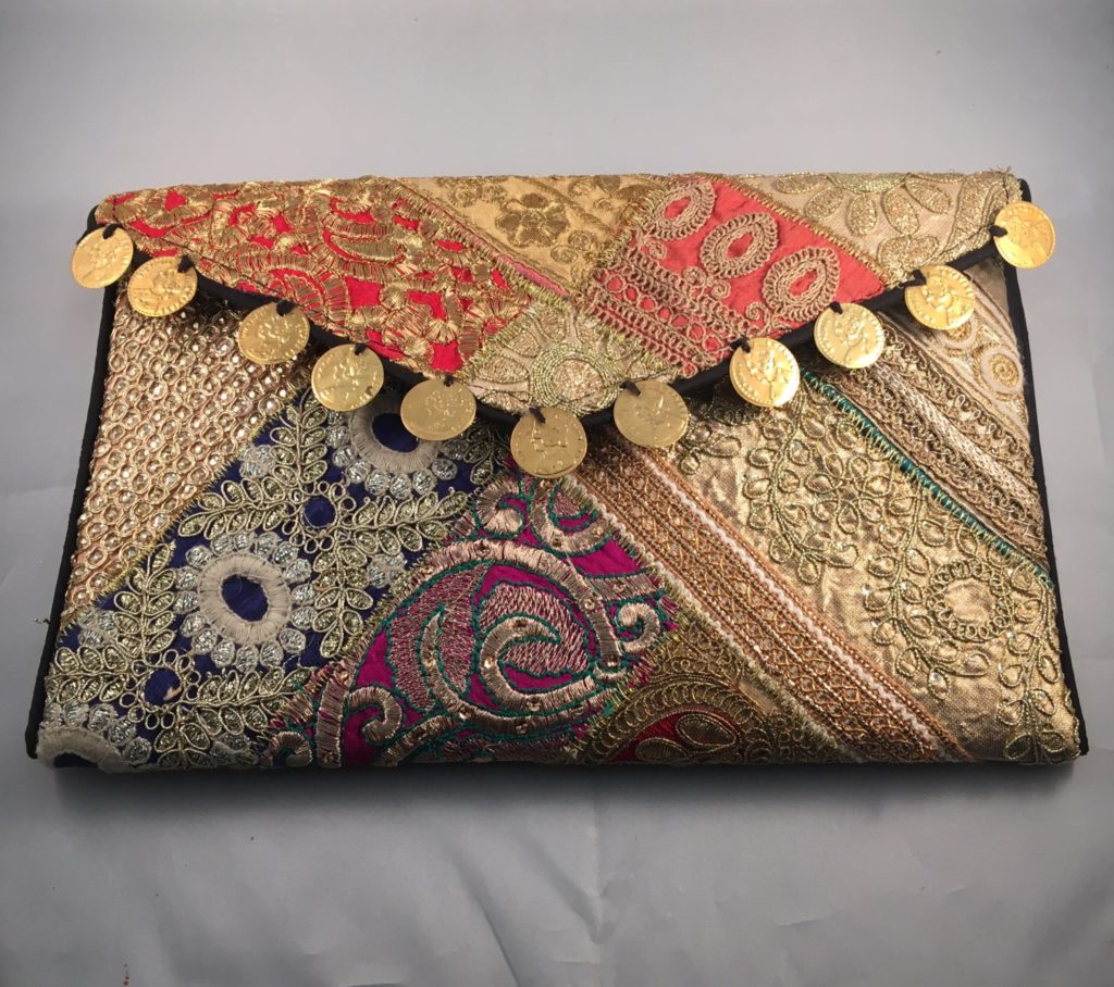 Indian Handmade Embroidered Ethnic Clutch Bag | Holy Cow!! Home Ltd